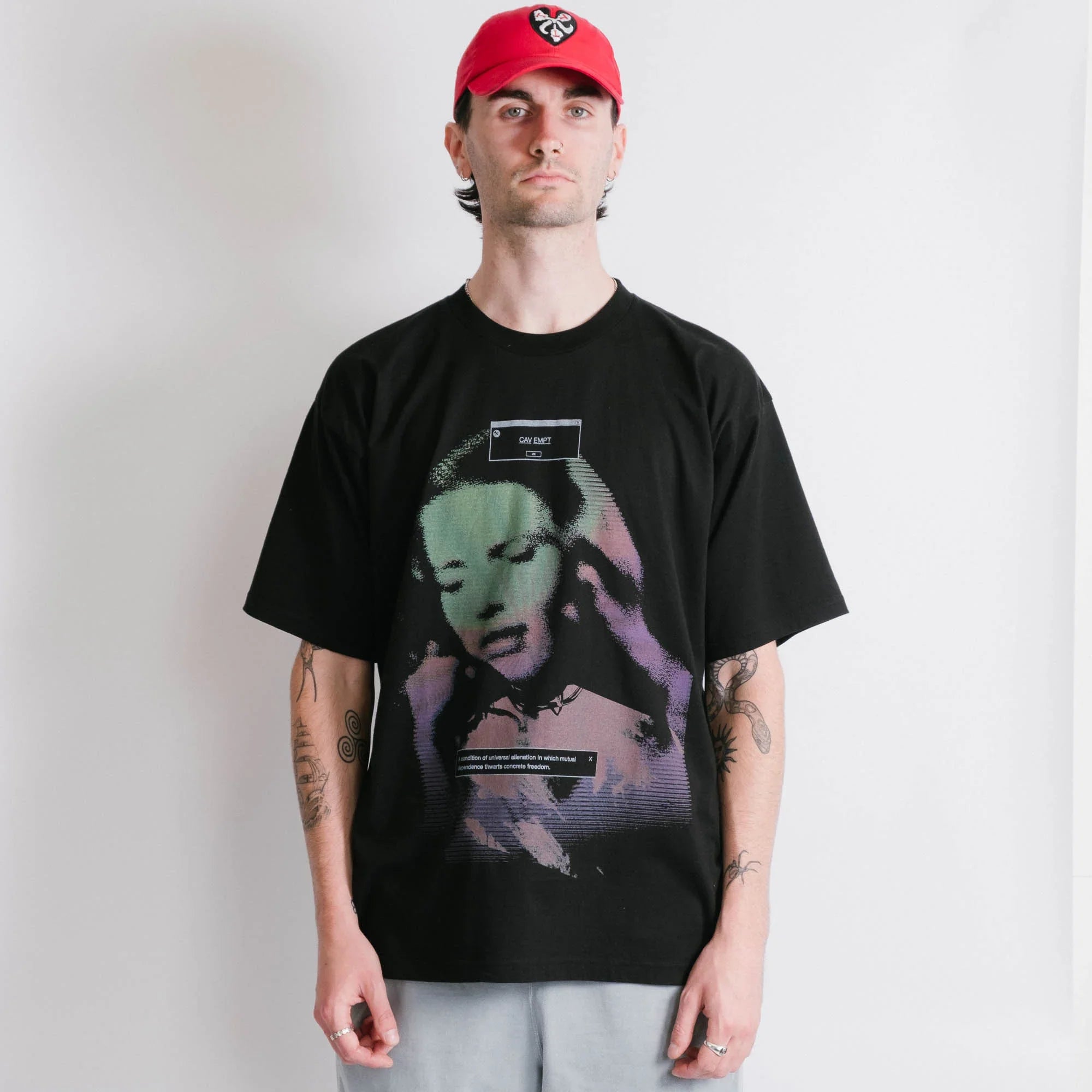 Cav Empt Universal Alienation Big T-Shirt - Black